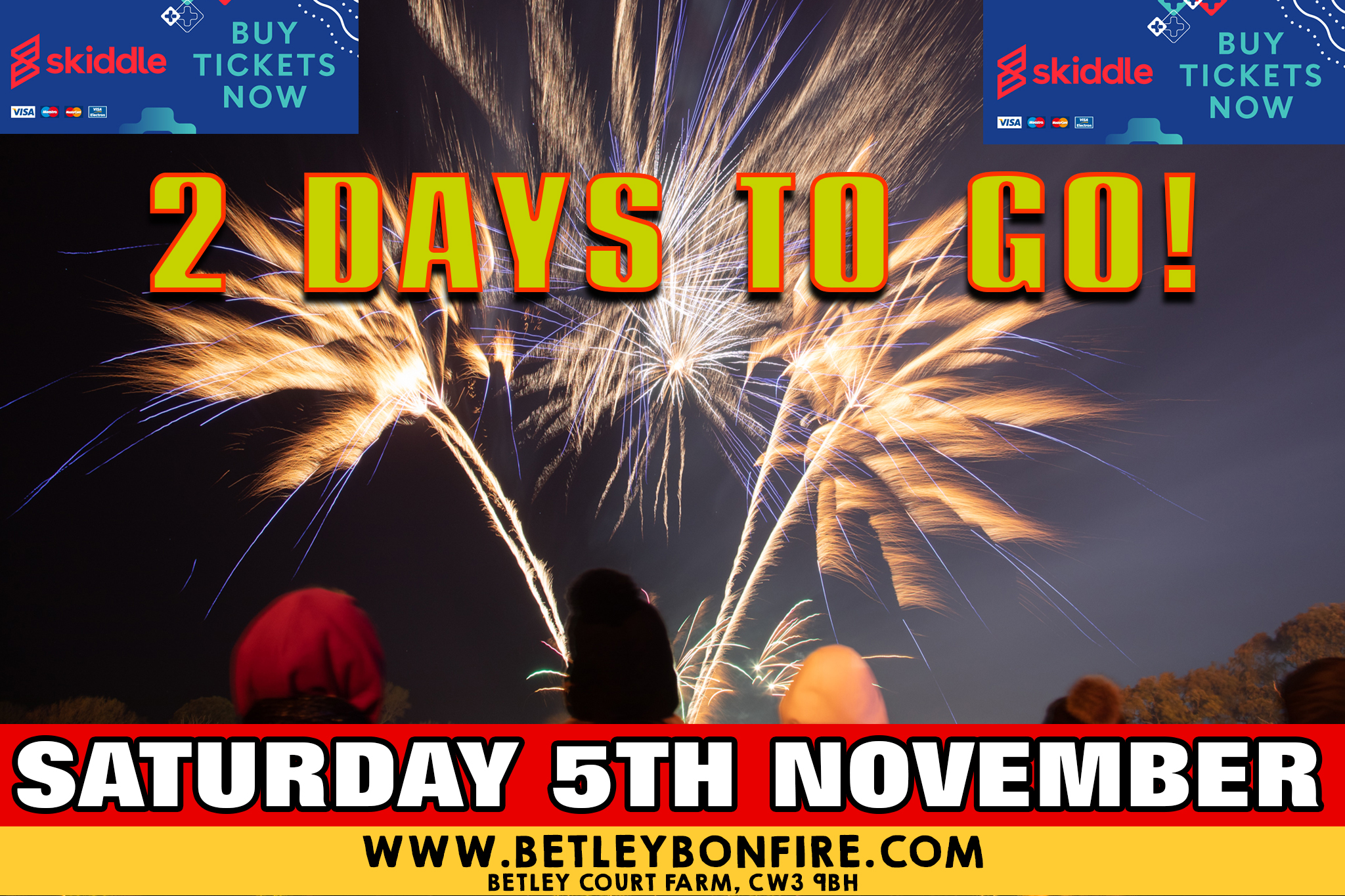 BETLEY BONFIRE – 5th Nov – The Hitmix 107.5 FM
