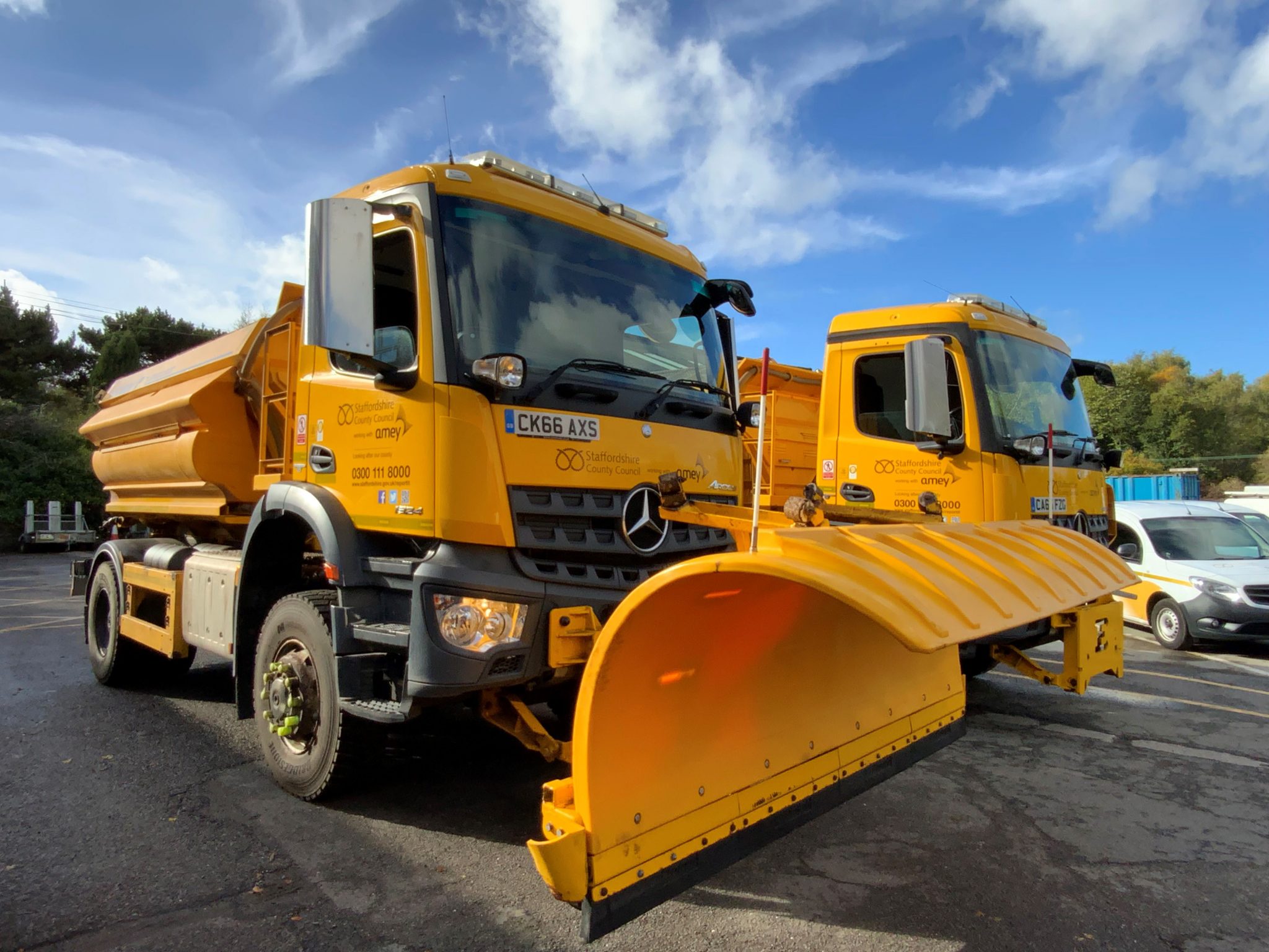 SCCC Gritters Prepare for Action, Look out for Deer on Cannock Chase ...