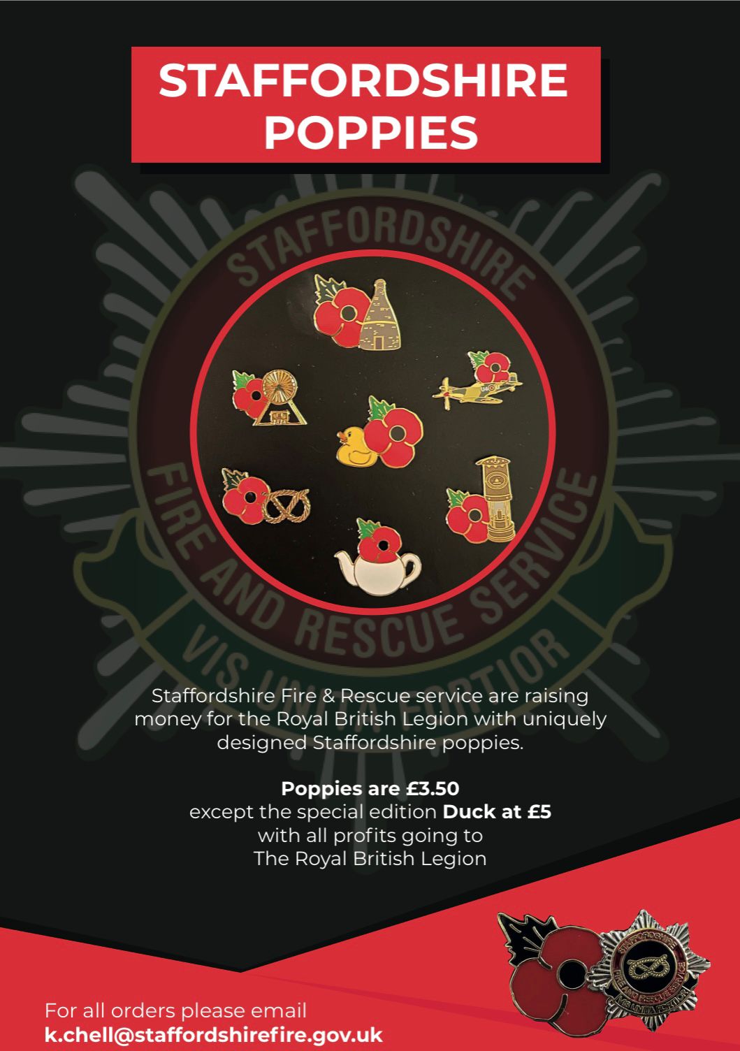 Staffordshire Poppies – SFRS – The Hitmix 107.5 FM